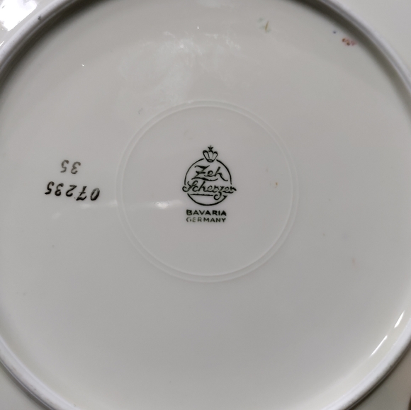 Zeh Scherzer | Dining | Zeh Scherzer Bavaria Germany Saucer Fine China ...